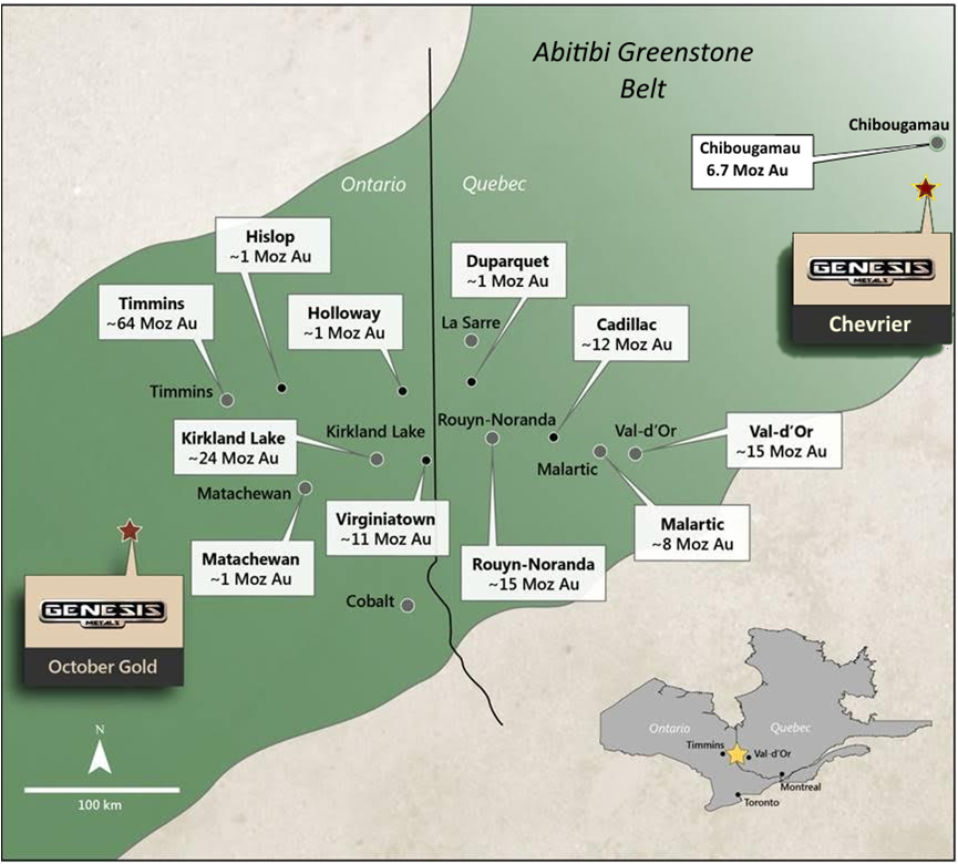 Genesis Metals Corp. – Value In The Abitibi Greenstone Belt - MiningFeeds