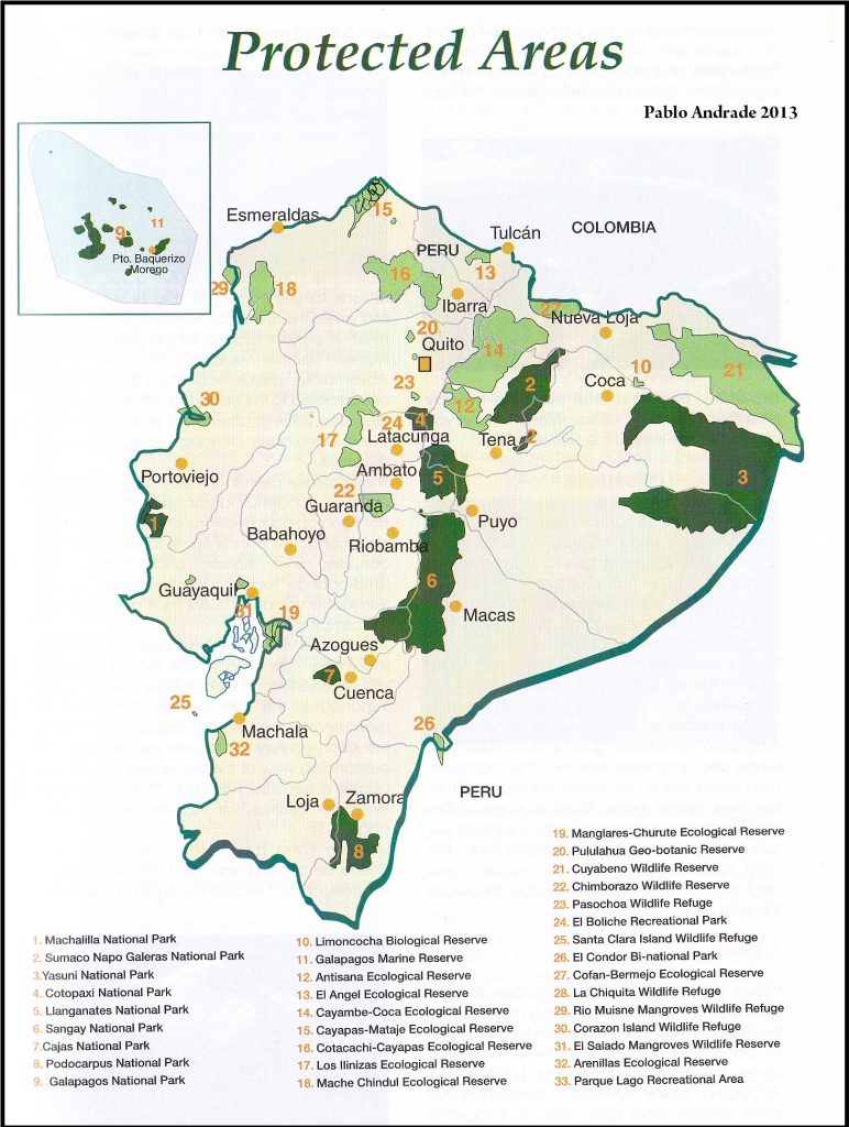 Sangay National Park Map