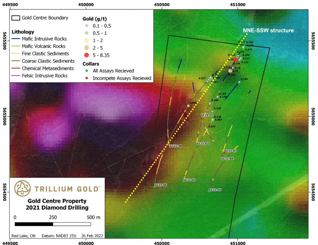 Trillium Gold (TSXV:TGM) Provides Update on Gold Center Property ...