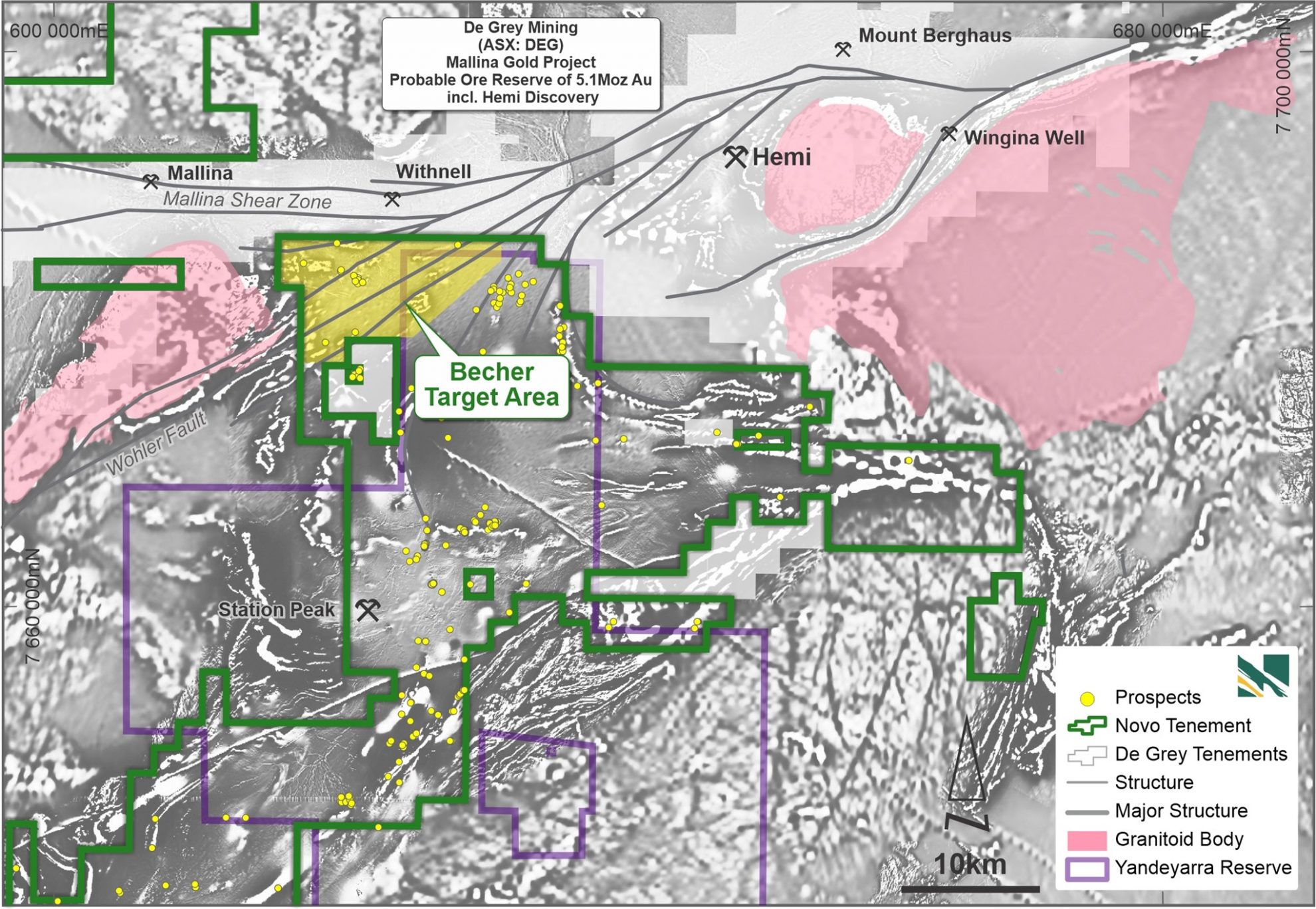 Novo Resources (TSX:NVO) Reports Results From Becher Area of Aircore ...
