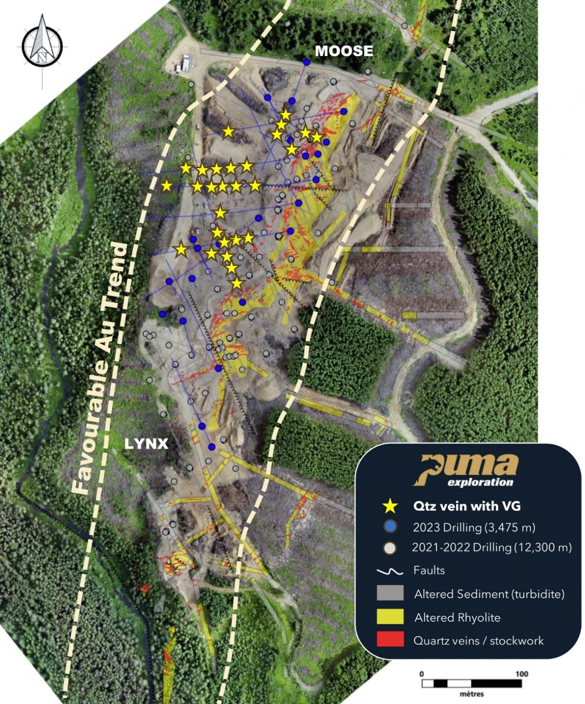 Puma Exploration (TSXV:PUMA) Reports Gold Mineralization Extension ...