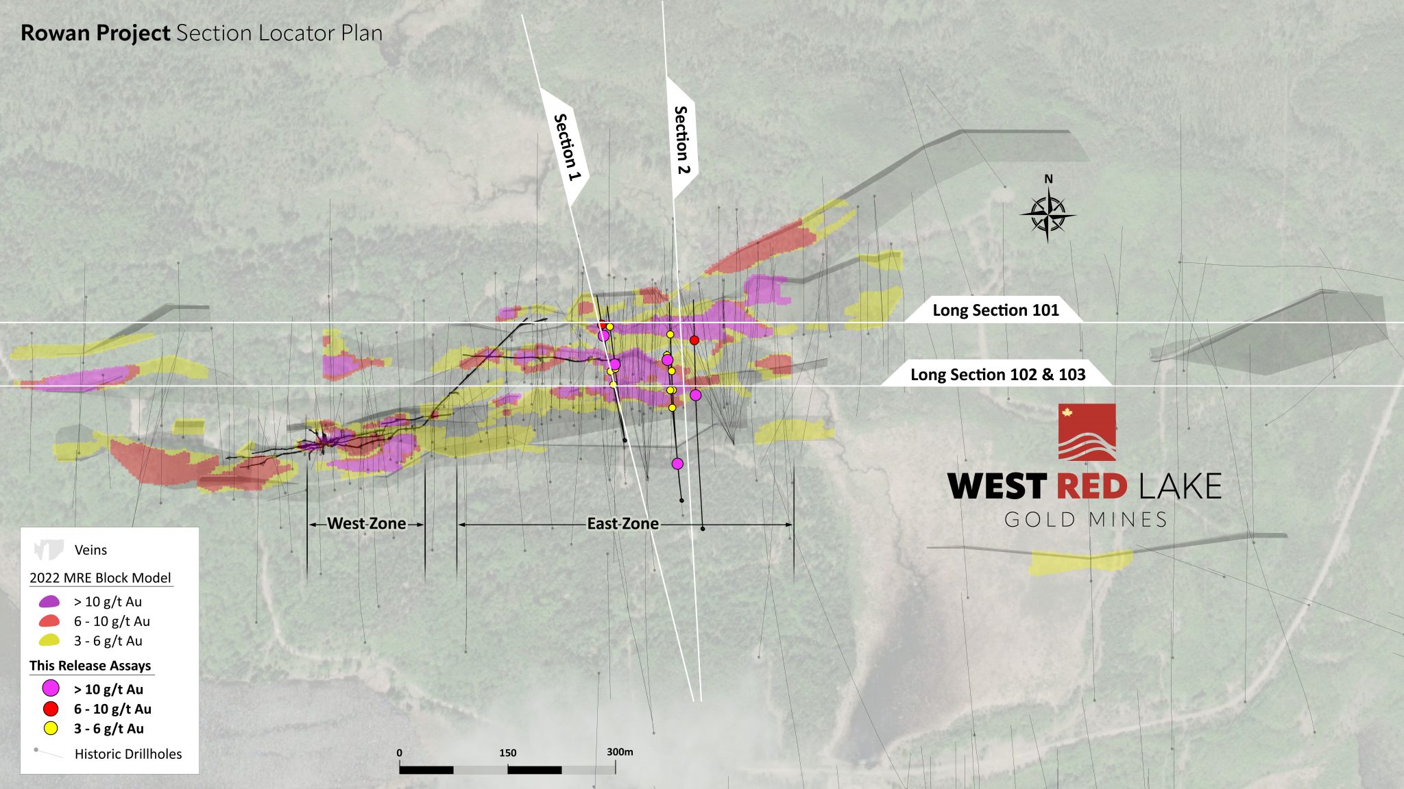 West Red Lake Gold Mines (TSXV:WRLG) Reports Drill Results at Rowan ...