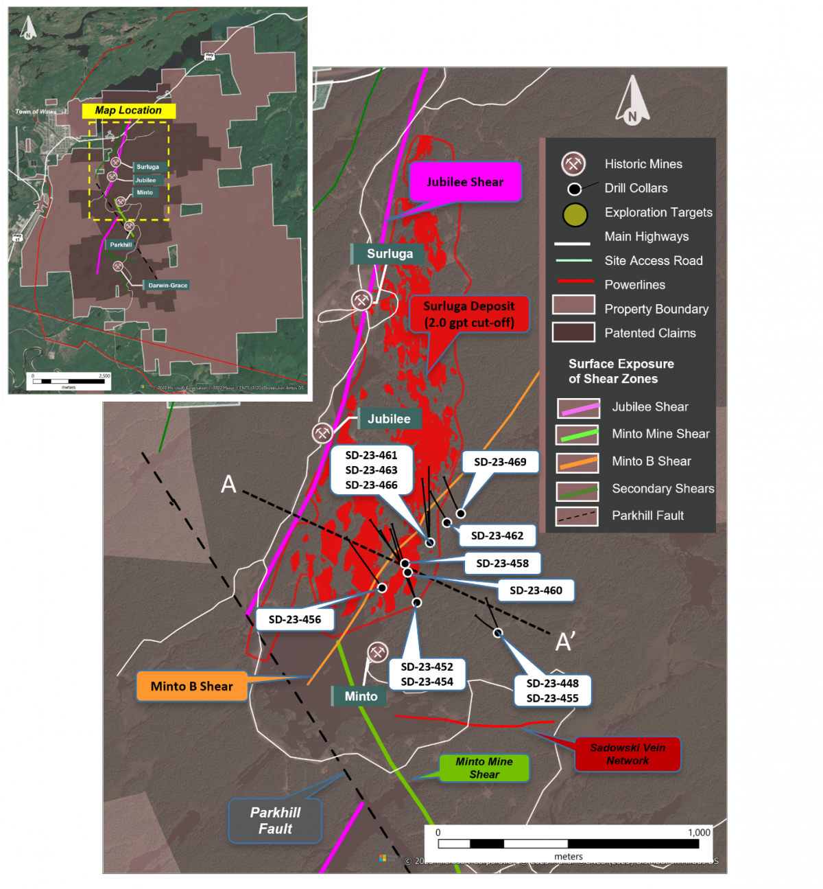 Red Pine Exploration (TSXV:RPX) Reports Gold Mineralization Expansion ...