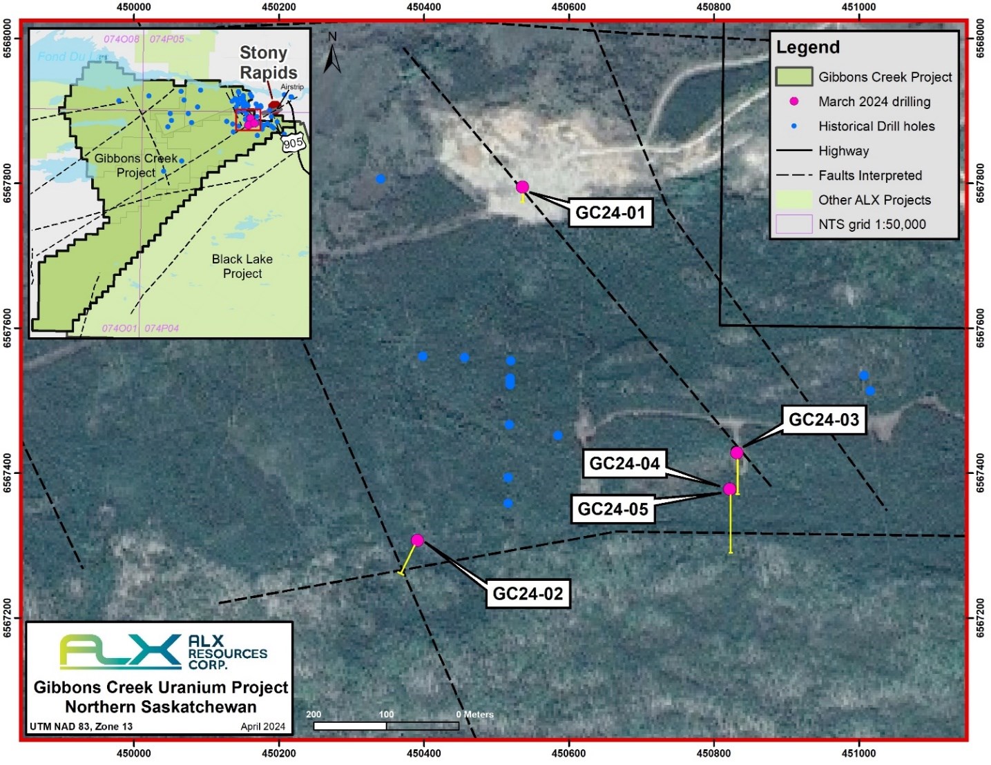 ALX Resources (TSXV:AL) Confirms Continuity of Uranium Mineralization ...